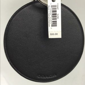 Coach | Accessories | Coach Leather New York Skyline Bag Charm Key Ring ...